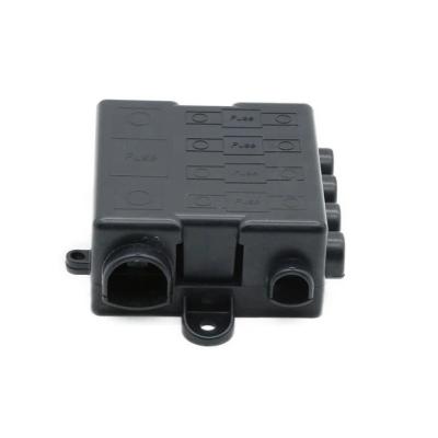 China Mega Midi 5 Way High Load Four Outlet Midival Fuse Holder Power Distribution Box 5-Fold With Cover For Screw Automotive for sale