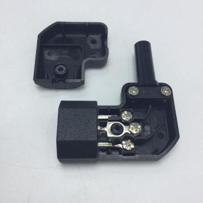 China C13 AC Plugs Right Angle IEC Socket JA-2231-2 Power Connector 10A 250V Receptacle Wire for sale