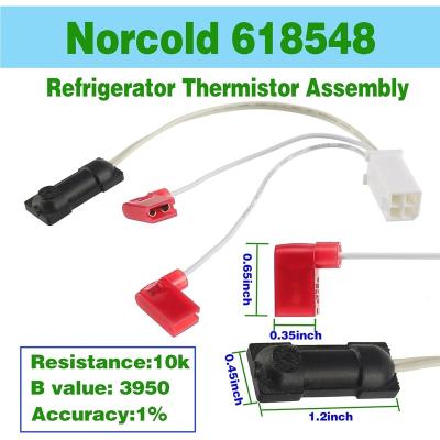 중국 노콜드 618548 교체 RV 냉장고 열기반 집합 NTC 온도 센서 판매용