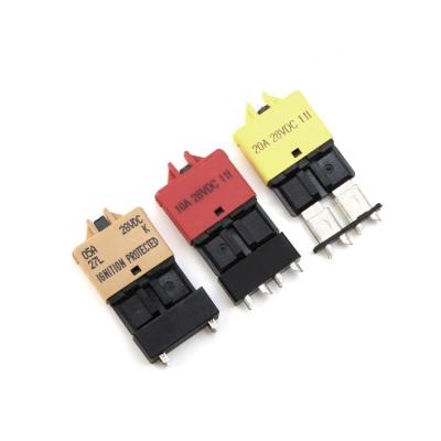 China Higher Cap ATY ATO ATU Auto Blade Fuse Splash Proof Inline Fuse Holder For E37 E38 E39 Resettable Circuit Breaker for sale