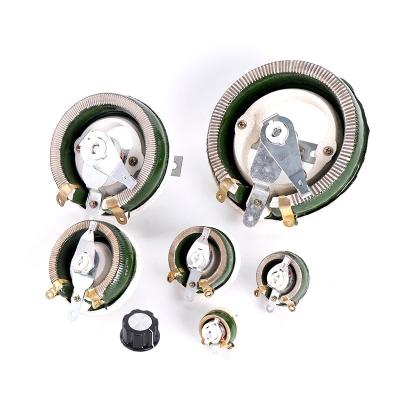 China Slide Contact Surface BC1 Adjustable Rheostat Variable Power Wirewound Resistors 25W50W100W150W300W500W1000W1500W2000W for sale