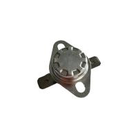 China KSD301 Bimetal Thermostat NTC Temperature Sensor 100K 6.3mm Screw Horizontal for sale