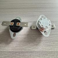 China KSD301 Bimetal Thermostat NTC Temperature Sensor 100K 6.3mm Screw Horizontal for sale