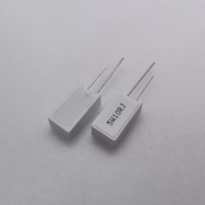 China Ceramic Cased Wire Wound Fusible Resistor 5W 10 Ohm 5% for sale