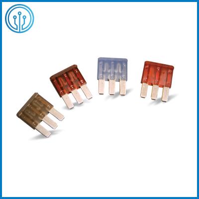 China 15a Car BFSL-3 Three Termianl PA66 Auto Blade Fuses Breaking Capacity for sale