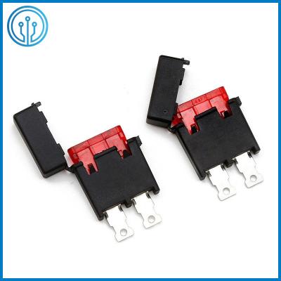 China SL-703FC 125C Circuit Board Fuse Holder 32V Blade Fuse Holder PCB Mount for sale