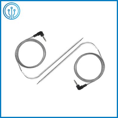 China BBQ RTD Thermistor Temperature Sensors With 3.5mm Plug for sale