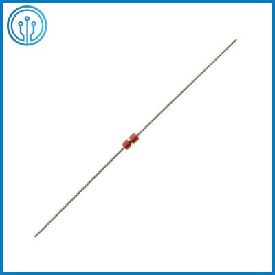 China Dioden-Art Glas kapselte getrennten NTC-Thermistor MF58 1.388M 1% 4500 ein zu verkaufen