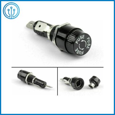 China PCB Panel Mount AC Fuse Holder R3-14 For 6.32x32mm Cartridge Fuse 10A 250V for sale