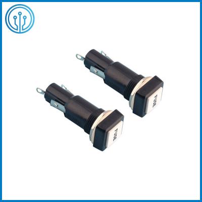 China Nylon Cap Phenolic Frame 6.35x30mm Micro Fuse Holder R3-21A Nut Mounted for sale