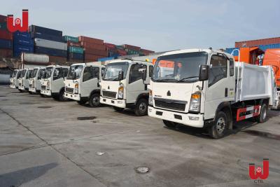 Cina Rifiuti di bassa potenza 6CBM che raccolgono il camion di immondizia del compattatore del veicolo in vendita