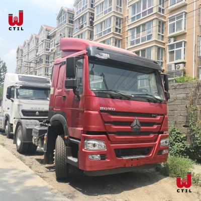 China HOWO-SHACMAN roter Haupt-HochleistungslKW Traktor-6x4-4x2 benutzter 340-420hp zu verkaufen