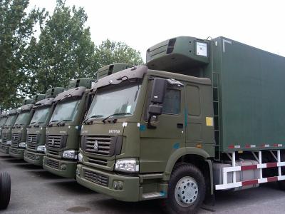 Китай тележка дизельное 4X2 Одиночн Цапфа Van Холодильник Van коробки замораживателя 15t продается