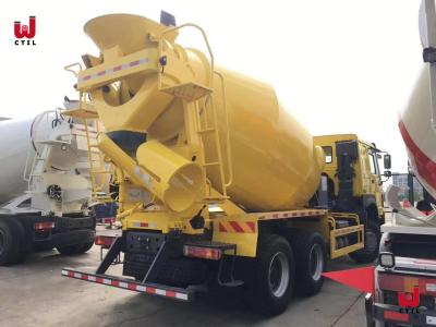 Cina Camion resistente del cemento del miscelatore 9.726L della guida a destra 12m3 grande in vendita
