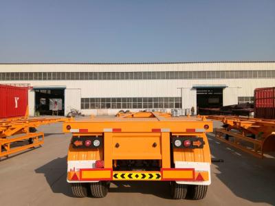 中国 三車軸50T容器の骨組トレーラーの骨組40ft容器のトレーラー 販売のため