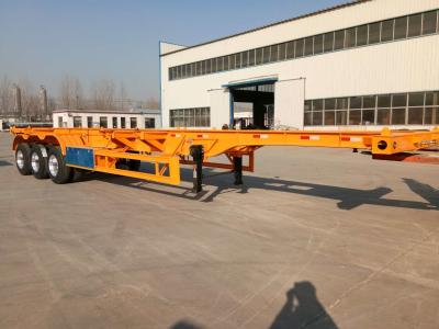 中国 三車軸50T容器の骨組トレーラーの骨組40ft容器のトレーラー 販売のため