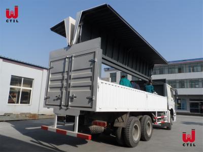 Cina apertura alare del camion del contenitore di carico di 6X4 Wing Van Truck 30t in vendita