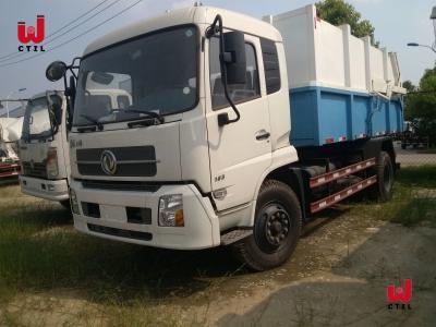 China Camion elettrico manuale della raccolta dei rifiuti del camion di immondizia del compattatore 14m3 for sale