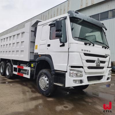 Cina scarico resistente Tipper Truck Tri Axle dell'autocarro con cassone ribaltabile 25t 3600mm in vendita