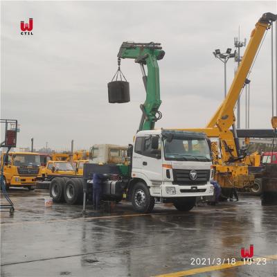 Cina Il camion di FOTON AUMAN 6X4 10 Wheeler Boom Truck With Crane ha montato la gru in vendita
