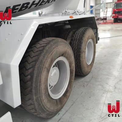 China Howo usado 6x4 10 roda o caminhão cúbico do misturador concreto de 10 medidores à venda