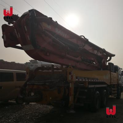 China Altura concreta condicionada usada do caminhão 33m 46m da bomba do crescimento à venda
