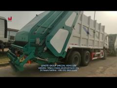 Camión de basura trasero de poca potencia de Remoral de la basura del cargador 8CBM con el compresor