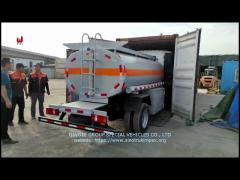 rimorchio 20000L dei semi del serbatoio di combustibile del camion cisterna 20m3 dell'olio 9.726L