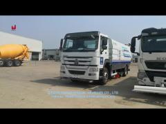 SINOTRUK HOWO Street Sweeper Truck Cleaner 6x4 Road Sweeper Truck