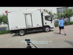 17t Reefer Box 4X2 Electric Refrigerated Van For Sale Box Truck