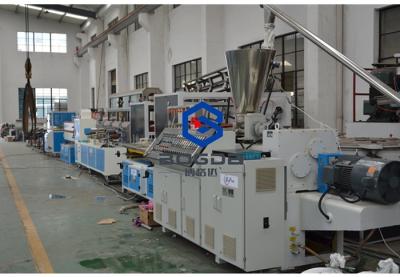 China BOGDA PVC WPC floor skirting board foam baseboard extruder PVC profile extruder machine for sale