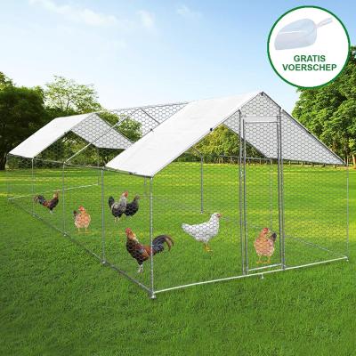 China Air Circulation PE Cover Chicken Run Kennel For Poultry for sale