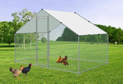 China Chicken Run Kennel Chicken Cage 3x2m Walk in Coop for Poultry Dog Rabbit Hen Cage Pen Metal Door for sale