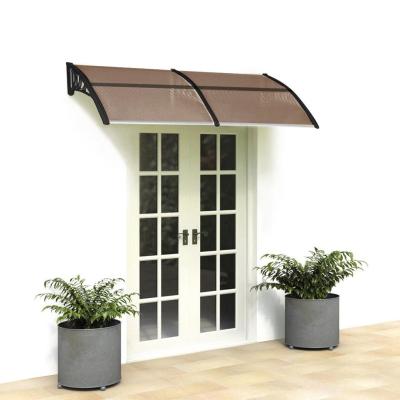 China PP Frame 7.5kg 90x300cm Door Window Awning Canopy for sale