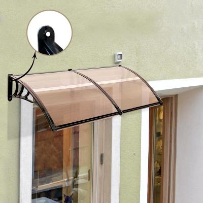 China PP Frame 7.5kg 90x300cm Door Window Awning Canopy for sale