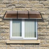 China Quick Dry Polycarbonate 300cm Door Window Awning Canopy for sale