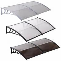 China Lightweight 240cm Polycarbonate Window Door Awning for sale