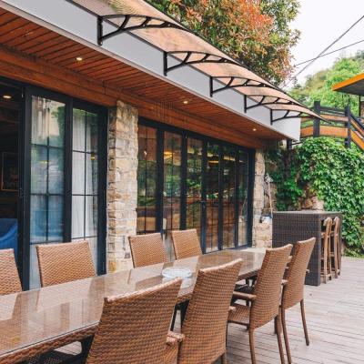 China CE 80x150cm Polycarbonate Farmhouse Window Awning for sale