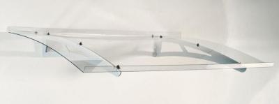 China Steel Bracket 80x120cm Door Window Awning Canopy for sale