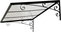 China Outdoor 100cm Solid Sheet Door Window Awning Canopy for sale