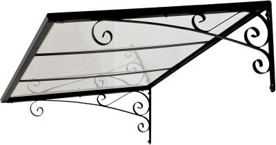 China Outdoor 100cm Solid Sheet Door Window Awning Canopy for sale