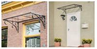 China Outdoor 100cm Solid Sheet Door Window Awning Canopy for sale