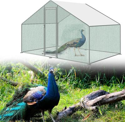 China Chicken Run Kennel 2m x 3m Walk In Chicken Cage Coop For Rabbit Hen Cage Pen with PE cover for sale