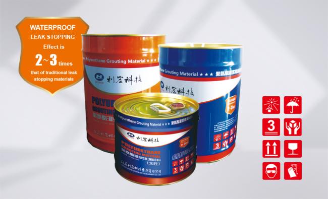Single Component Water-Soluble Polyurethane Grouting Fluid Material