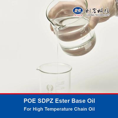 China POE SDPZ Ester Base Oil Synthetic Ester For High Temperature Chain Oil for sale