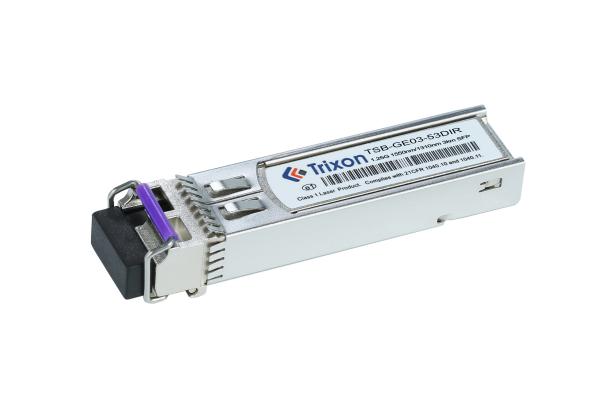 TSB-GE03-53DIR 1.25Gbps GBE双方向SFPトランシーバーモジュール,DDMI,3km,T-1550nm,R-1310nm,産業用