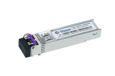 China TSS-GE50-55DCR 1.25G 50km 1550nm SFP Hot Pluggable Transceiver Module with DDMI Support for sale