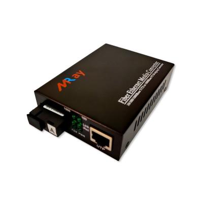 Cina Ethernet Rj45 Sc di WDM Bidi 20km del convertitore di media della fibra al singolo in vendita
