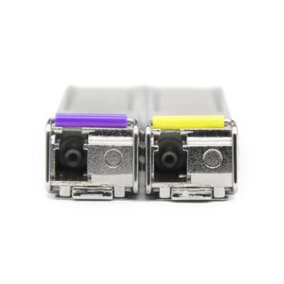 Cina Moduli del ricetrasmettitore di SFP 1.25Gb/s BIDI 1490nm/1550nm 120km LC DDM SFP in vendita