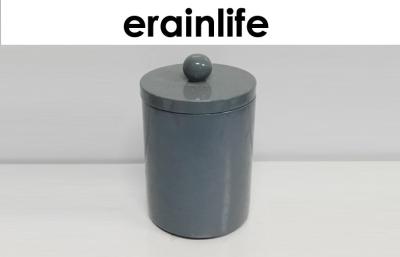 Cina Supporto decorativo nero/grigio della collana dell'orecchino di Polyresin del contenitore di gioielli in vendita